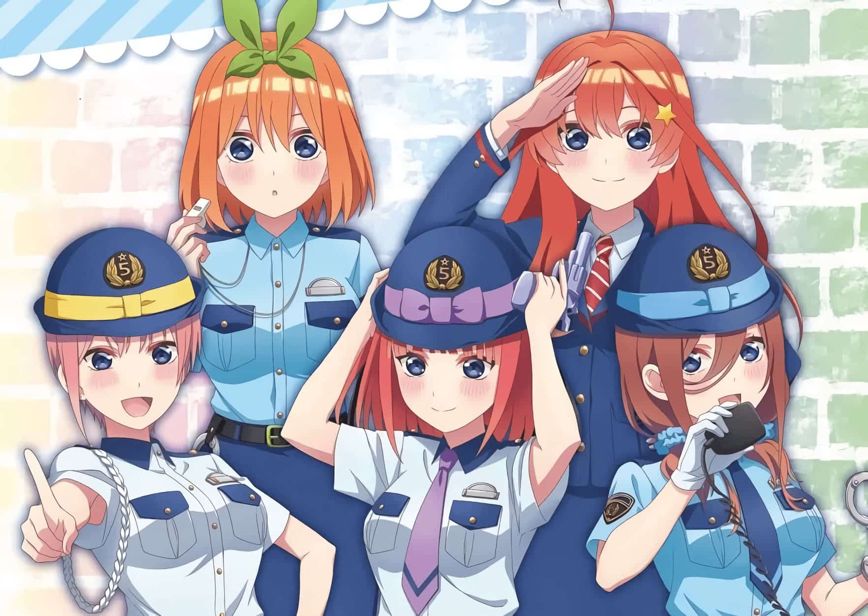 Go Toubun No Hanayome Podrás Ver A Las Chicas Vestidas Como Bellas Policías